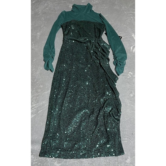 Boston Proper | Dresses | Boston Proper Dress Womens 2 Green Mesh Long ...